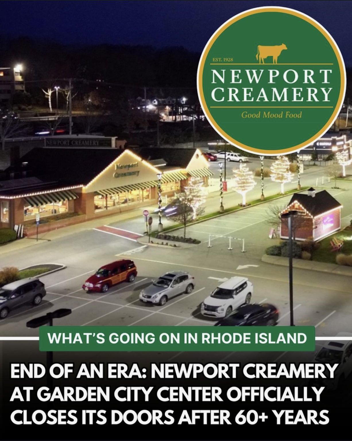 Garden City Newport Creamery closes - Whats Going On In RI